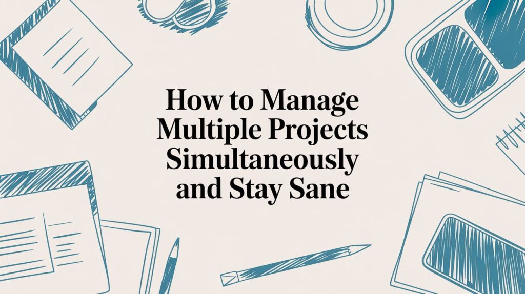 How to Handle Many Projects at Once and Not Feel Tired