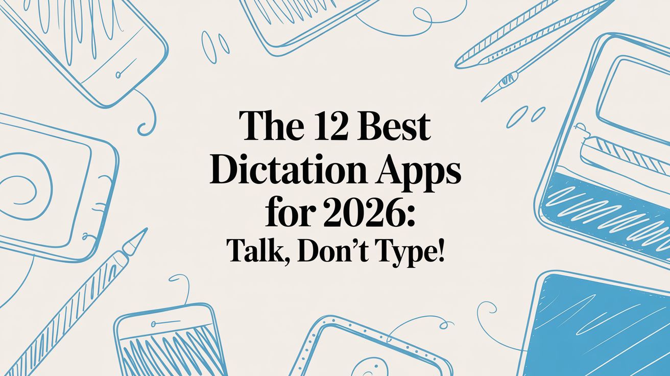 The 12 Best Dictation Apps for 2026: Talk, Don't Type!